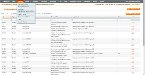 magento url redirect from one product to another product magento
