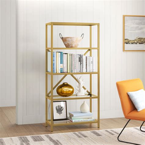 15 The Best Brass Bookcases