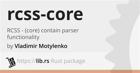 rcss core — rust过程宏辅助工具 lib rs
