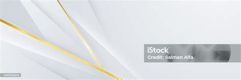 추상 흰색과 금색 선 배너 배경 추상적인 기하학적 모양 화이트 골드 배경과 빛과 그림자 3d가 프리젠 테이션 디자인을 위해 계층화되어 있습니다 벡터 디자인 패턴 배경