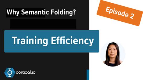 why semantic folding episode 2 training efficiency