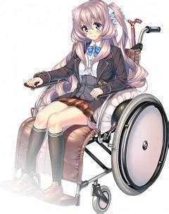 Wheelchair Page Of Zerochan Anime Image Board