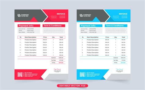 Creative Business Voucher And Invoice TemplateMonster