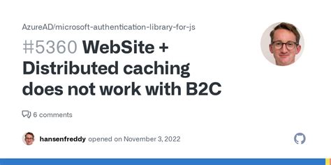 website distributed caching does not work with b2c · issue 5360