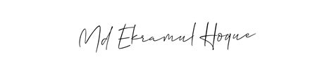 76 Md Ekramul Hoque Name Signature Style Ideas Creative Name Signature