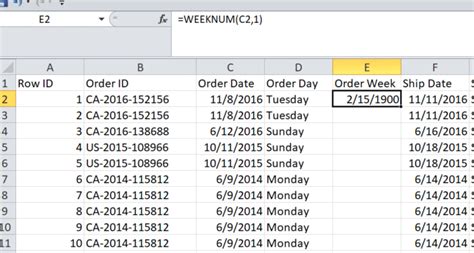 Convert Date To Week Number Rexcel