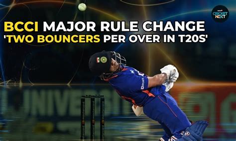 'Two Bouncers Per Over': BCCI Announces Major Rule Change for Syed ...