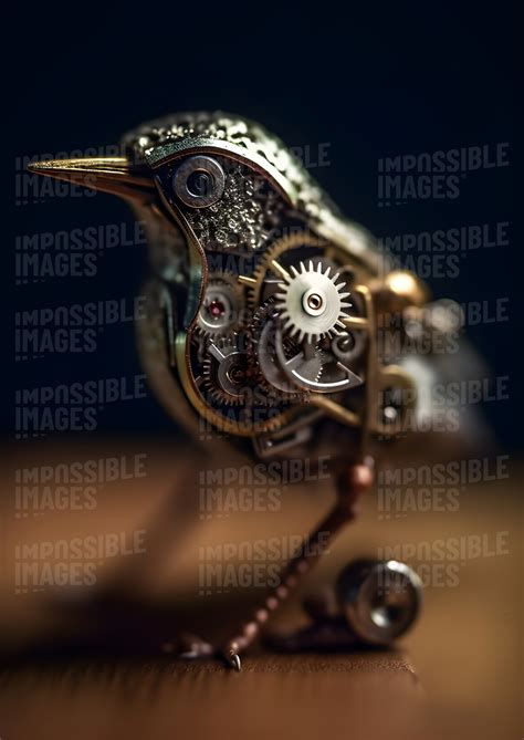 Tiny Clockwork Bird Impossible Images Unique Stock Images For Commercial Use