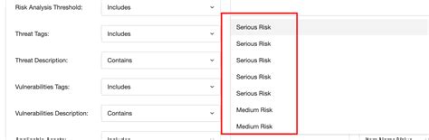 Bug Risk Filters Forum Software Eramba