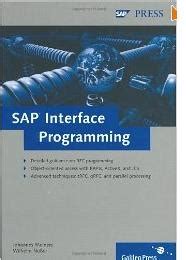 SAP Interface Programming