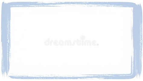Light Blue Rectangular Frame With Grunge Texture Stock Illustration