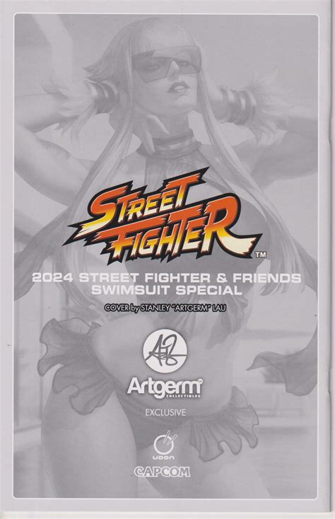 2024 Street Fighter And Friends Swimsuit Special 1 Manon Black And Gold