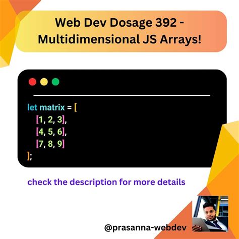 Multidimensional Javascript Arrays For Data Structures Prasanna D
