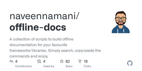 Github Naveennamanioffline Docs A Collection Of Scripts To Build Offline Documentation For