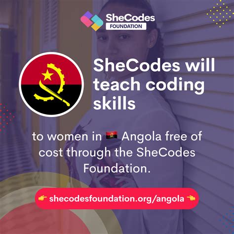 🇦🇴 delac foundation for angolan women shecodes