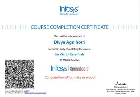 Javascript Webdevelopment Certification Learningjourney Divya Agnihotri