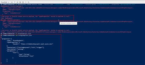 Azure Cli Command To Create Adf Linked Service With Key Vault Stack