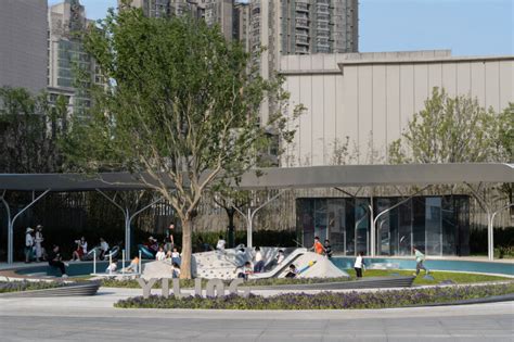 Concentric Pathways And Gardens Encircle Hids Connective Urban Node In