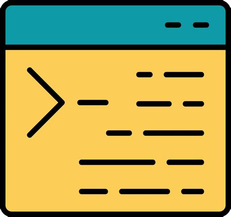 Code Terminal Vector Icon 31442009 Vector Art At Vecteezy