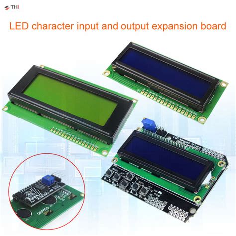 thi lcd1602 screen digital input output expansion board iic i2c