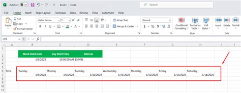 Free Excel Weekly Calendar Template How To Create One 2024