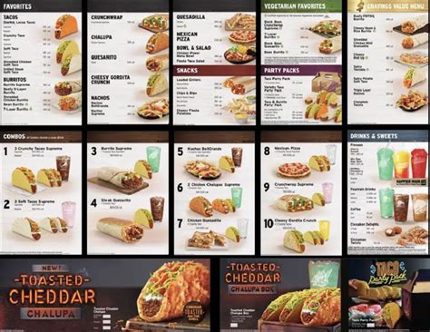 Taco Bell Menu Prices With Pictures 2020 Breakfast Dollar Menu