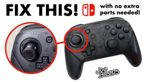 Repair Nintendo Switch Pro Controller Broken Joystick No Replacement Parts Youtube