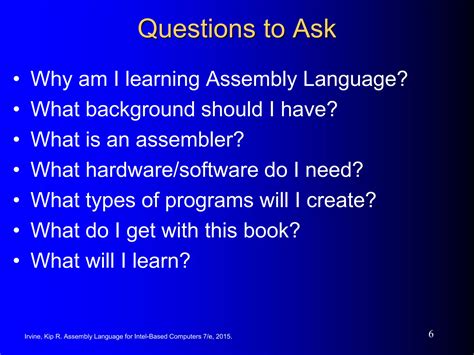 Assembly Language For X86 Processors 7th Edition Chapter 1 Basic Concepts Pdf