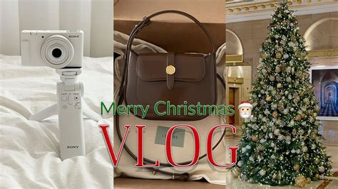 브이로그 데일리룩 일상 대학생 직장인 데일리백 미니백 디자이너백 추천 르메메 삭쁘띠누벨르 폴로가디건 코디 소니 브이로그 카메라 추천 Zv F1 선물