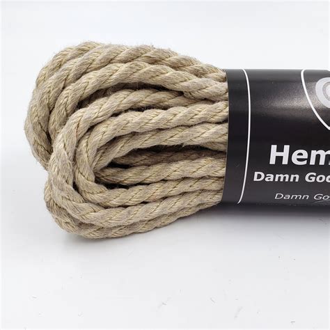 Natural Hemp Bondage Rope 30ft Shibari Rope For Bdsm Hand Spun