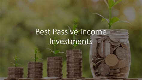Best Passive Income Investments Earn Money Long Term