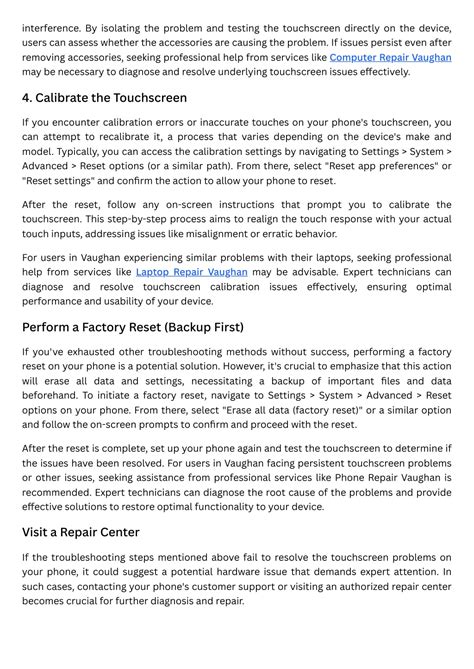 Ppt How To Fix Touchscreen Issues And Calibration Problems On Phones Powerpoint Presentation