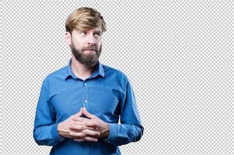 Premium PSD Man Gesturing