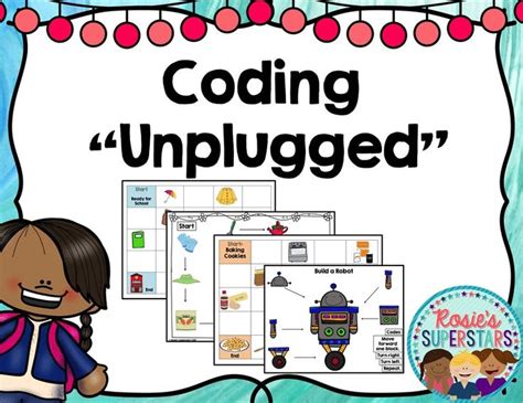 Coding Unplugged Great For The Hour Of Code™ Unplugged Coding