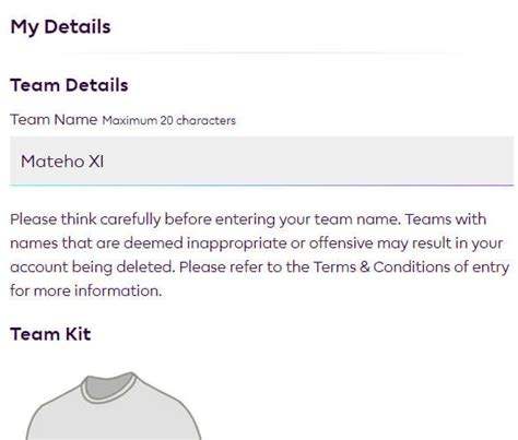How To Change Your FPL Team Name Screenshots FPL Reports