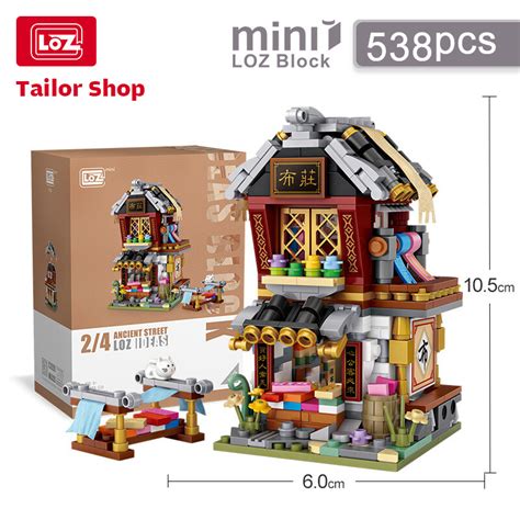 Loz Mini Blocks Sets Food Street View Building Blocks Micro Bricks With