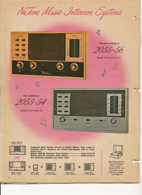 Your Site Name Vintage Nutone Intercom Radio Catalog Untitled Scanned 16 