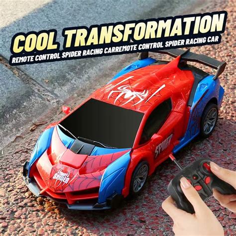 Remote Control Deformation Vehicle 1 18 One Click Deformation Spider Remote Control Electric Toy