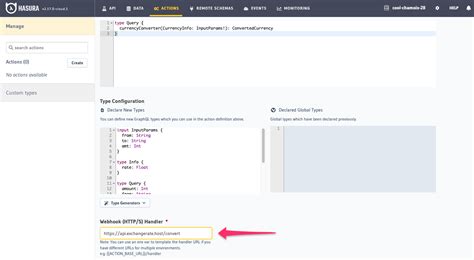 Quickstart Actions Hasura GraphQL Docs