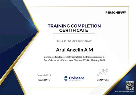 Arul Angelin A M On Linkedin Datascience Python Certificate