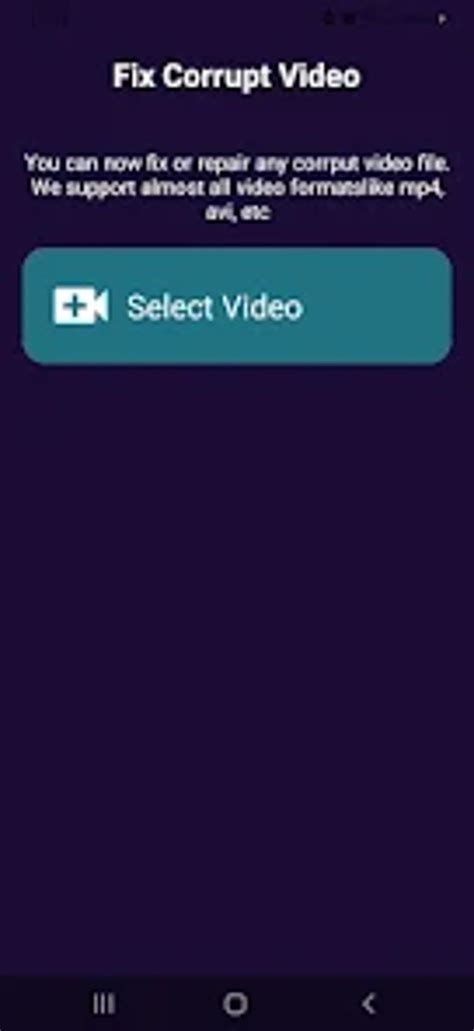 Repair Video Fix Corrupt Mp4 For Android Download