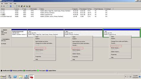 tutorial extend volume greyed out windows server 2008 r2