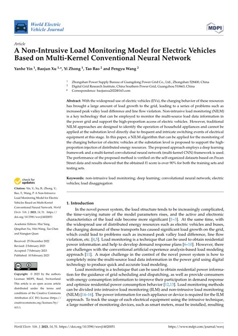 pdf a non intrusive load monitoring model for electric vehicles based