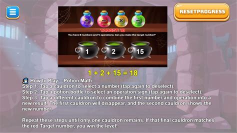 Potion Math Html5 Game Construct 3 By Fortunebetsoft Codester