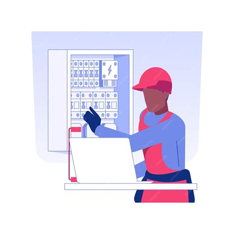 Premium Vector Testing Of Electrical Wiring Isolated Concept Vector