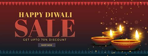 인도 축하 디 왈리 데이 가로 배너 템플릿 손으로 그린 만화 평면 그림 템플릿 Psd 다운로드 디자인 자료 다운로드