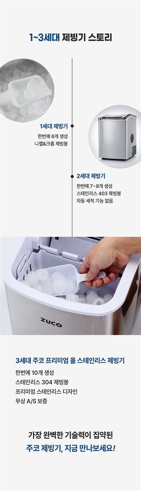 주코 아이스메이커 가정용 캠핑용 얼음 제빙기 Zi Wl150szuco