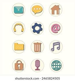 Set Basic Web Ux Ui Vector Stock Vector Royalty Free Shutterstock
