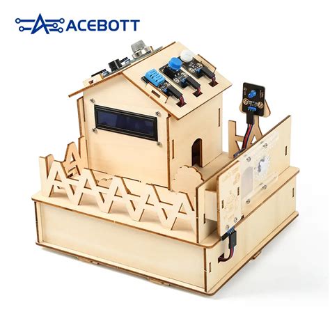 Acebott Qe004 Esp32 Smart Home Iot Basic Starter Kit With Arduinoacecodescratch Acebott
