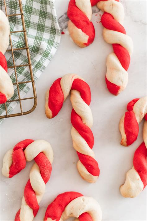Simple Candy Cane Cookies The Rooted Farmhouse Gardening Canning